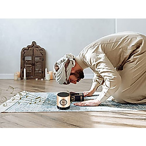 Ramadan Portable Digital Quran Speaker, Anlising Quran Speaker MP3 Player with Remote Control, Quran Translator, USB Rechargeable, 8GB FM Radio, Over 18 Reciters and 15 Translations Available(Gold)