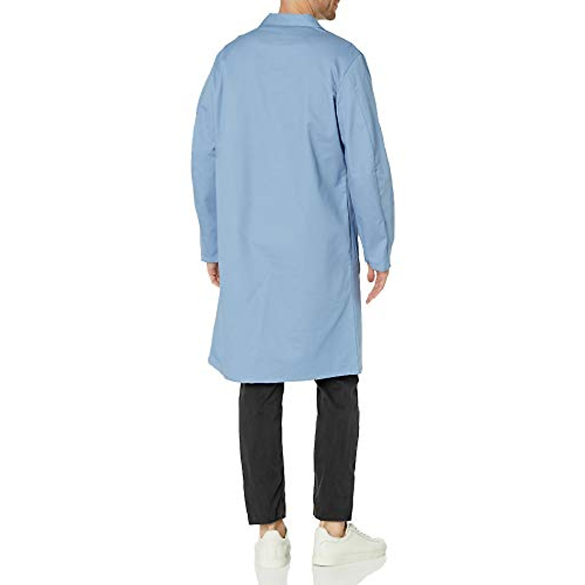 Bulwark FR-KEL2LB RG Men's FR Lab Coat, Light Blue, Small