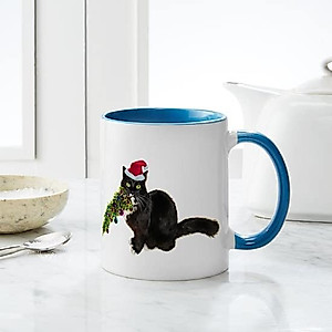 CafePress Cat Christmas Tree Mug Ceramic Coffee Mug, Tea Cup 11 oz