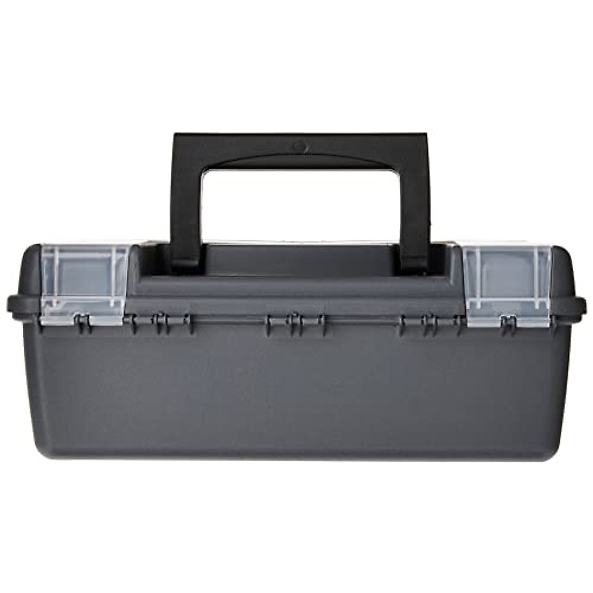 Plano Molding 114-002 13-Inch Compact Tool Box, Graphite Gray with Black Handle and Latches