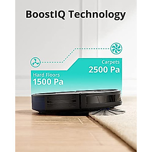 eufy by Anker, RoboVac G20, 2500 Pa Strong Suction, Dynamic Navigation, Voice Control, Ultra-Slim, App, Robot Vacuum, Compatible with Alexa, Ideal for Hard Floors and Pet Hair