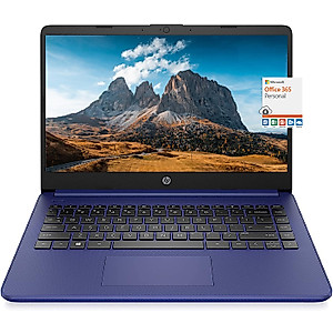 HP 14" HD Laptop Light-Weight, 16GB RAM, 1TB SSD + 64GB eMMC, AMD Dual Core 3000 Series Processor, WiFi, Bluetooth, USB A&C, HDMI, Webcam, Win10, Blue 1 Year Microsoft Office 365 + Mousepad