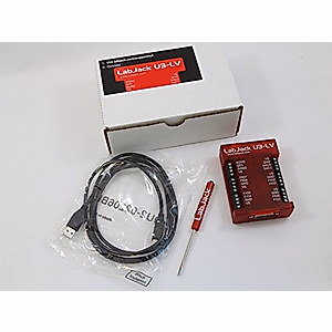 Lab jack Low-Voltage U3-LV USB Module - High-Speed Data Acquisition DAQ Device with 4 Analog Inputs – Digital I/O and Flexible I/O Channels - Compatible with Third party Software
