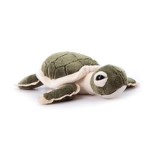 The Petting Zoo, Hatchling Sea Turtle Stuffed Animal, Gifts for Kids, Baby Sea Turtle Plush Toy 9 inches