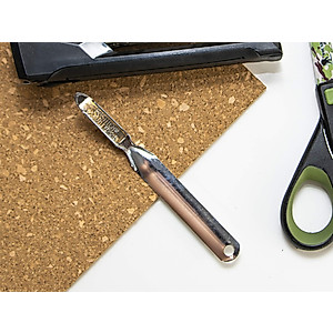 Bostitch Office Premium Staple Remover, No Tear Push-Style, All-Metal, Chrome (G2K),3/4 X 1-3/4 X 8-1/2 in