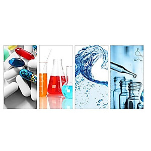 Othmro 2Pcs Plastic Bottles Lab Chemical Reagent Bottles 500ml/17oz Wide Mouth Plastic Containers Liquid/Solid Square Sample Storage Containers Sealing Bottles Black with Anti-theft Cap for food store