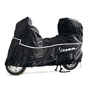 OEM Original Piaggio Vespa Scooter Cover with Top Case Waterproof Outdoor Size L for Vespa ET2 ET4 ET 2 4 Lx Lxv S Elettrica Primavera Sprint 50cc 125cc 150 All Weather with Scooter 605291M002
