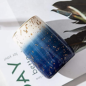 Bathroom Accessories Set，4 Pcs Marble Pattern Bathroom Sets Accessories with Soap Dispenser, Toothbrush Holder, Bathroom Tumbler, Soap Dish for Birthday gift, housewarming gift, Home Decoration (M)