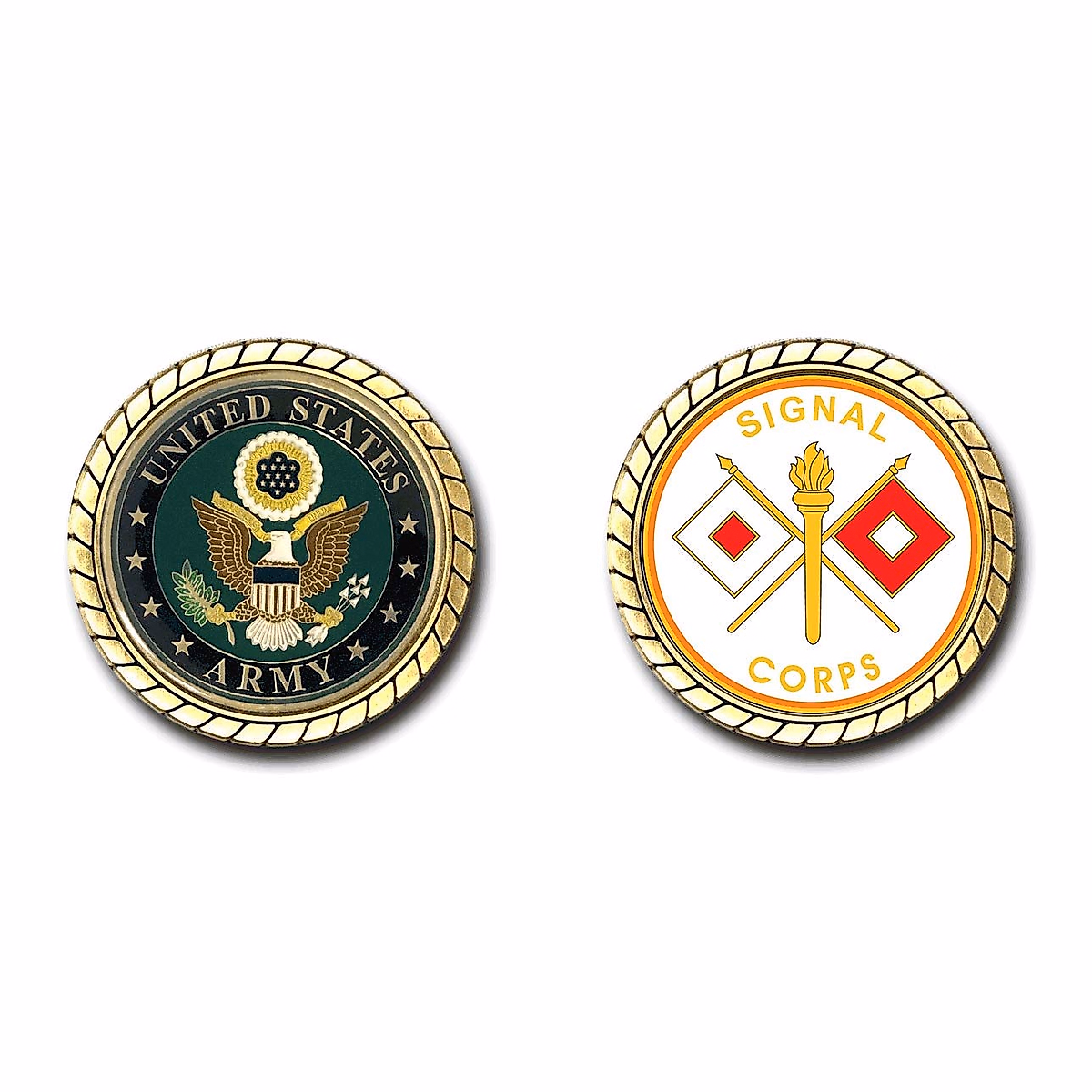 US Army Signal Corps Challenge Coin