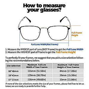 MVICRDU Clip on Sunglasses over Prescription Glasses for Men & Women Flip up Sunglasses Polarized UV Protection Lens CG3