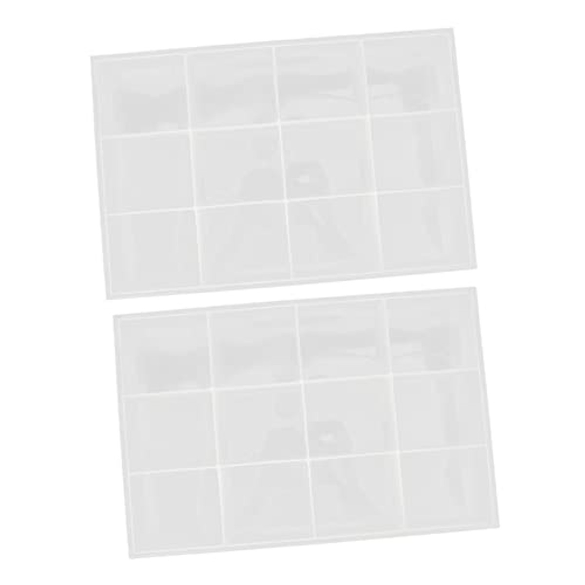 COHEALI 2pcs boxes Bead Earring Holders Tray Bin Clear Items Case Beads Tackles Jewelry Compartment Storage White Jewelries Container Plastic Empty for Sundries Grids Containers Organizer