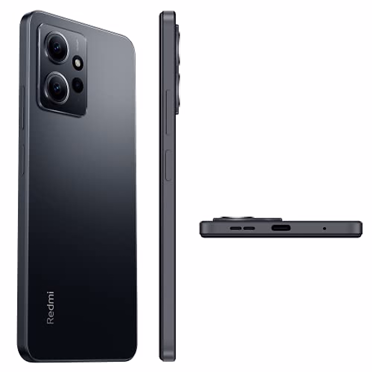 Xiaomi Redmi Note 12 4G LTE (128GB + 4GB) Global Unlocked 6.67" 50MP Triple (ONLY T-Moble/Tello/Mint USA Market) + (w/ 33W Fast Dual Charger Bundle) (Onyx Gray Global + 33W Car Charger)