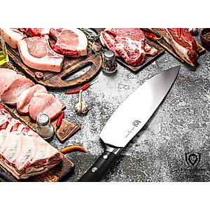 Dalstrong Giant Butcher Meat Cleaver Knife - 12.5"-Gladiator Series-The Devastator - Massive 4mm Thick-HC German Steel Kitchen Knife-Giftable Breaking Knife-w/Sheath