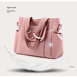 Women's Canvas Tote Bag Crossbody Satchel Bag Nylon Purse Shoulder Bag Hobo Bag Cute Large Size Casual Clutch