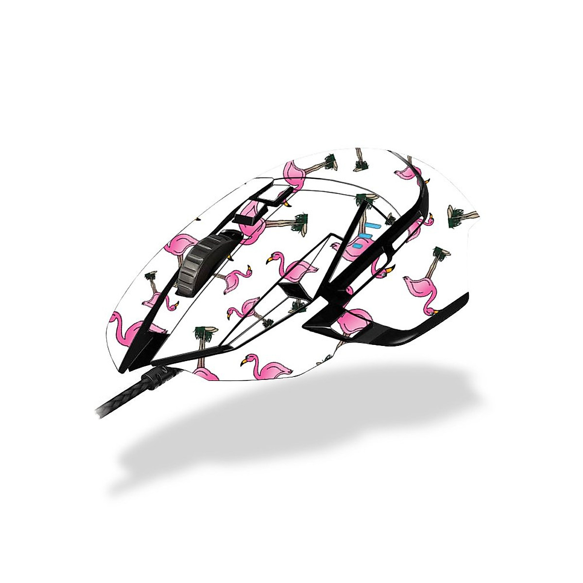 MightySkins Skin Compatible with Logitech G502 Proteus Spectrum Gaming Mouse - Cool Flamingo | Protective, Durable, and Unique Vinyl wrap Cover | Easy to Apply, Remove | Made in The USA