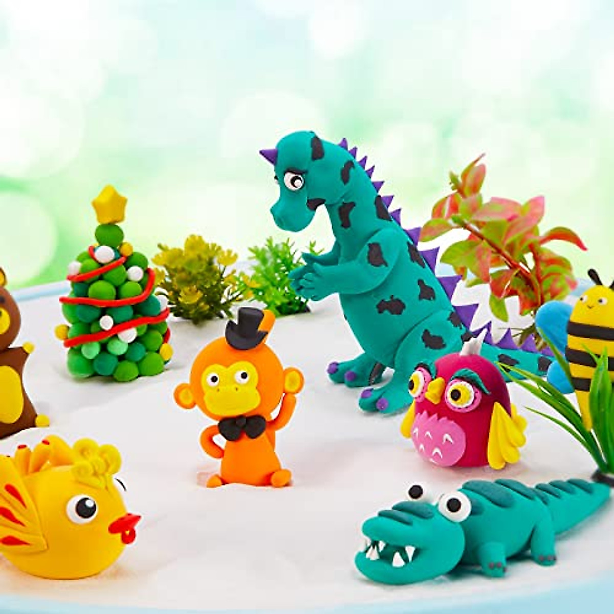 CiaraQ Modeling Clay Kit - 50 Colors Air Dry Ultra Light Clay, Safe & Non-Toxic, Great Gift for Kids.