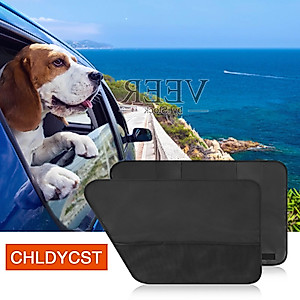 Car Door Protector -Back Seat Doors, car Door Protector from Dog Scratching Shield Pet Side Panel Cover for Sedan Truck SUV 2 Pack