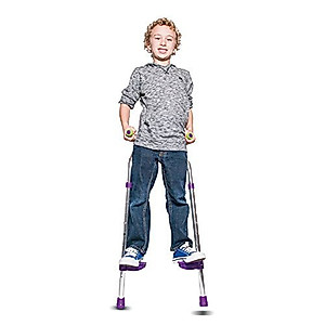 Original Walkaroo Wee Balance Stilts Lite (Aluminum) for Active Play with Adjustable Height for Little Kids & Beginners Ages 4 and up to 110lbs