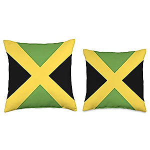 Jamaican Pillow Jamaican Flag Pillow Jamaica Flag Gift Idea Throw Pillow