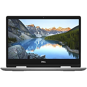 Dell Inspiron 14" 2-in-1 Laptop Core i7-8565U 16GB RAM 512GB SSD Silver - 8th Gen i7-8565U - Intel UHD Graphics 620 - in-Plane Switching Technology - Features Dell Cinema - Windows 10 Home