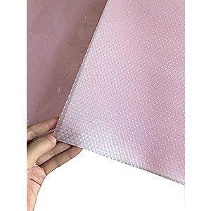 E-lishine Multifunctional Refrigerator Pads Non-Slip Moisture Absorption Pad Washable Can Be Cut Refrigerator Mats,Set of 4 (Sakura Pink)