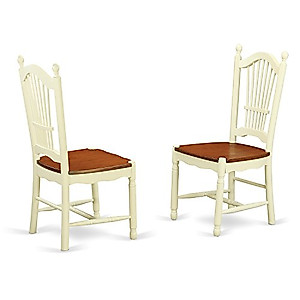 East West Furniture PLDO9-WHI-W, 9-pieces