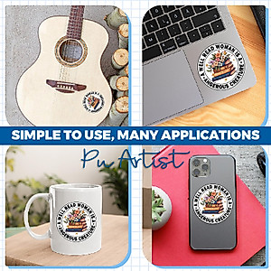 Feminist Sticker Feminism A Well Read Woman is A Dangerous Creature Vinyl Die Cut Sticker for Car Laptop Phone Water Bottle Guitar Helmet Gift Idea Merchandise Decor Decal Stuff