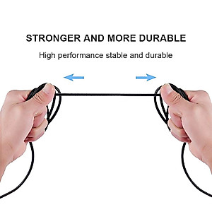 SAMERIVER A10 Cord Replacement with Volume Control, A40 Cable Works with A40 /A40 Gaming Headset Cable, A10 Headset Cable for Xbox One, PS4, PC, Most Smartphones -Braided Black 6ft