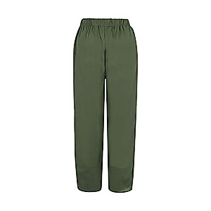 UQGHQO 2023 Pants Work Pants for Women Women's High Elastic Waistband Wide Leg Palazzo Culotte Gaucho Capri Pants (S~5XL) Army Green