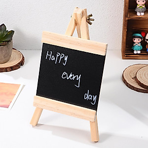 MAGICLULU Kitchen Chalkboard Coffee Shop Decor Wooden Blackboard Reusable Chalkboard Mini Chalkboard Signs for Home Decor Dessert Table Sign Chalk Board Signs Desktop The Sign Ornaments