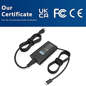 65W USB C Laptop Charger for Dell Inspiron 13 14 16 5310 7420 7425 7620 2-in-1 Business/Student Laptop,Dell Inspiron 14 15 16 5425 5420 5510 5625 Type C Power Supply Adapter Cord