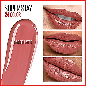 Maybelline SuperStay 24, 2-Step Liquid Lipstick, Loaded Latte