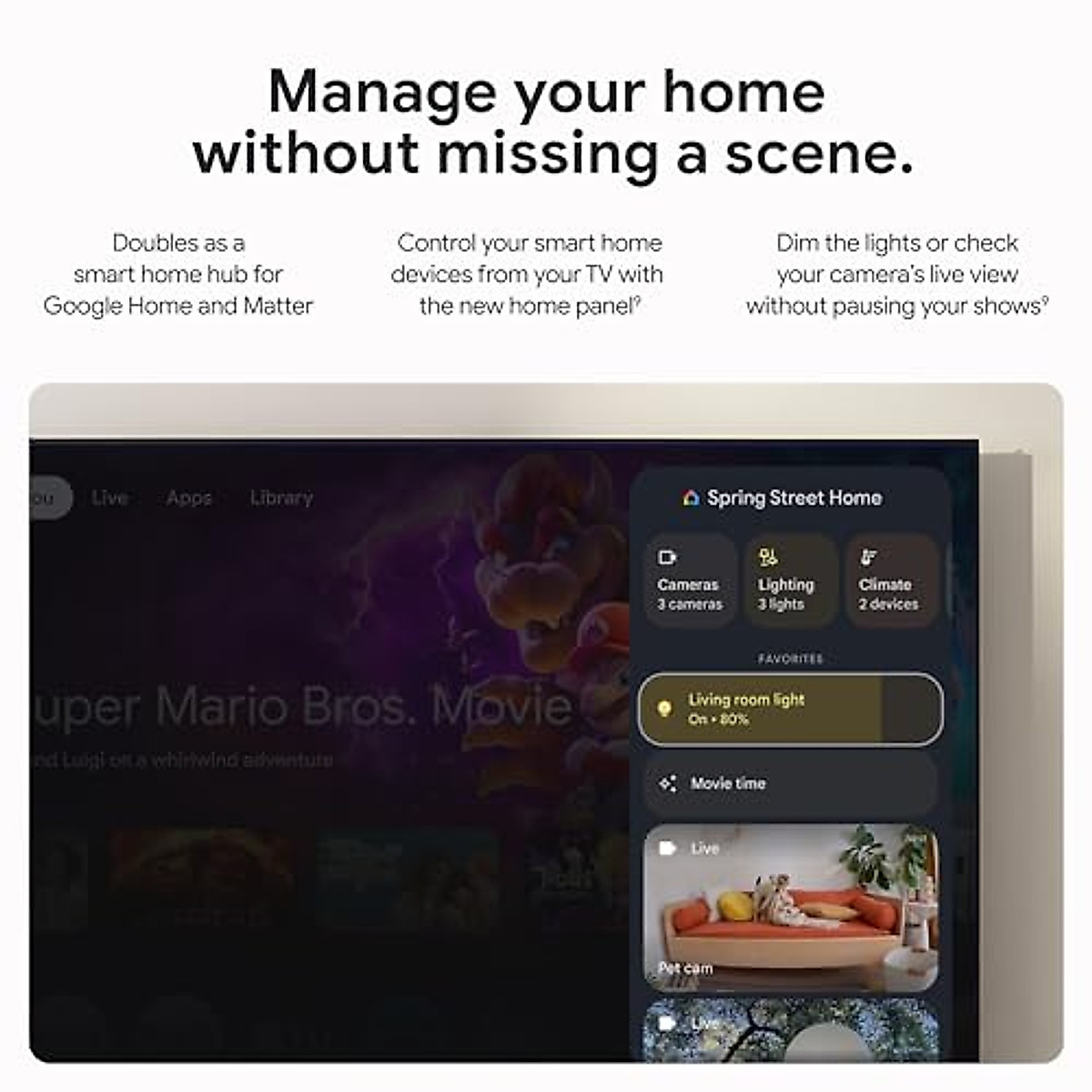 Google TV Streamer 4K - Fast Streaming Entertainment on Your TV with Voice Search Remote - Watch Movies, Shows, Live TV, and Netflix in 4K HDR - Smart Home Control - 32 GB of Storage - Porcelain