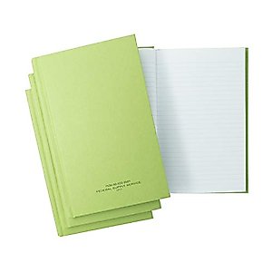 (3 Pack) Tacticai Green Military Log Book (5.25” x 8” – 192 Pages), Record Book for Record Keeping, Supply Chain, Inventory, Training, Maintenance & Field Operations, NSN 530-00-222-3521