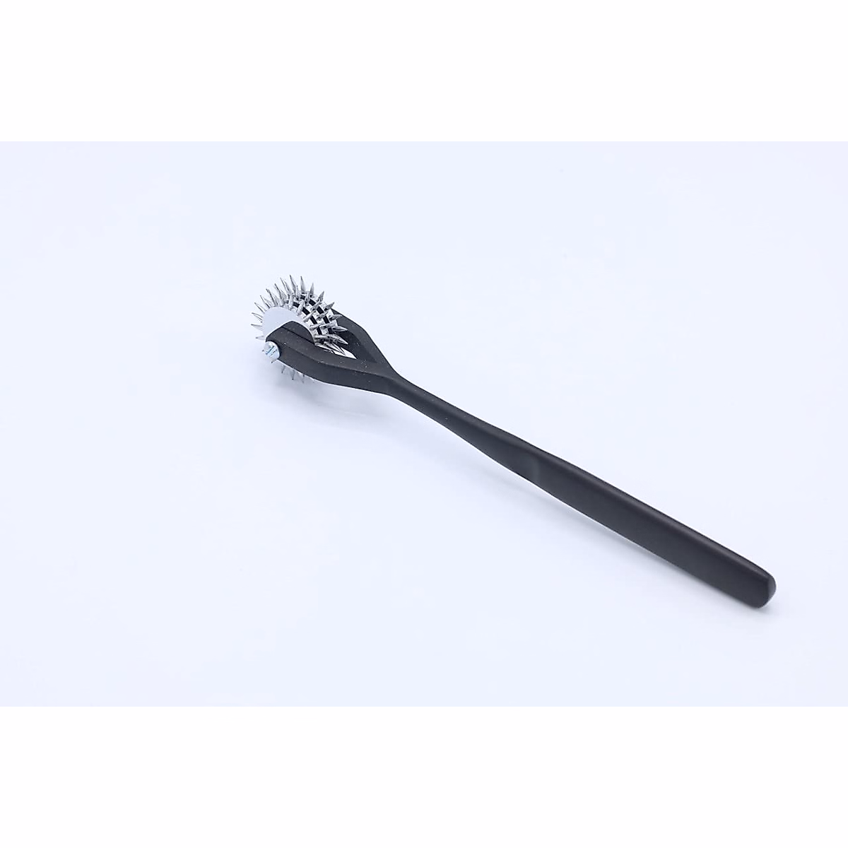 Goldenhandcrafts, Wartenberg Neuro Pinwheel Stainless Steel 3 Head Diagnostic Instrument Pin Wheel Black Coated, 6.6 In