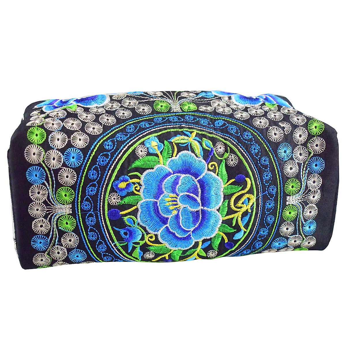 Handmade Embroidered-Cute Mini Canvas-Crossbody Bag Coin Purse Cell phone Pouch for Women (apple violet)