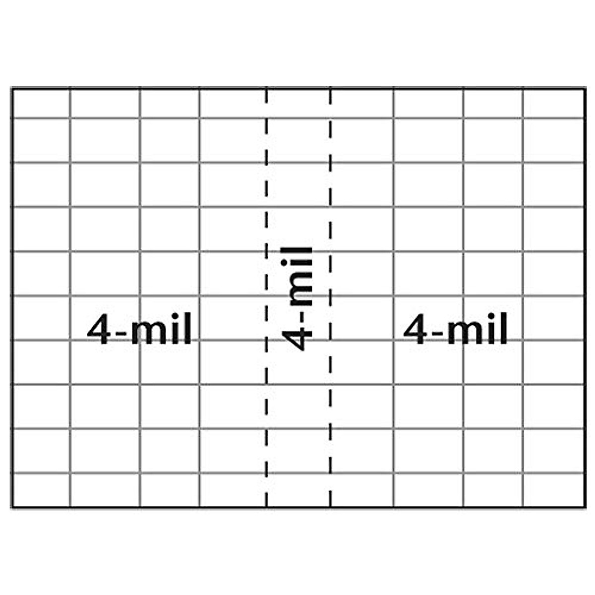 The Library Store Vista Covers Paperback Book Covers 50 Sheets per Package (7-1/2"H x 10-1/2"W - Fits Books up to 7"H)