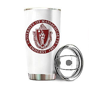 Umass Amherst Seal Stainless Steel Tumbler 20oz & 30oz Travel Mug