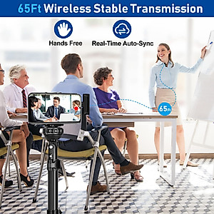 AFEISY Wireless Microphone for iPhone iPad,Professional Dual Lavalier Lapel Mic,Clip-on Video Recording Lav Microphones for YouTube Tiktok Interview Vlog Live Stream Podcast