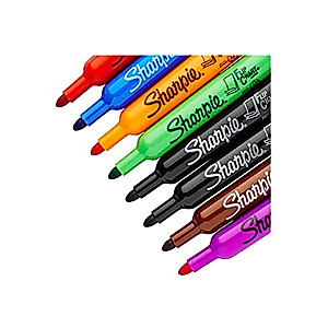 SHARPIE 22480Pp Flip Chart Marker, Bullet Point, 8/Pk, Assorted