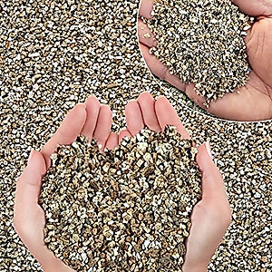 YeeSite 5 Quart Organic Vermiculite Granules for Plants and Gardening Suit for Root Cuttings, Seed Germination, Arranging Flowers