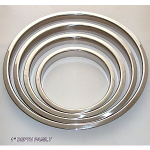 Hardware Concepts Polished Stainless Steel 10" x 1" Trash Grommet