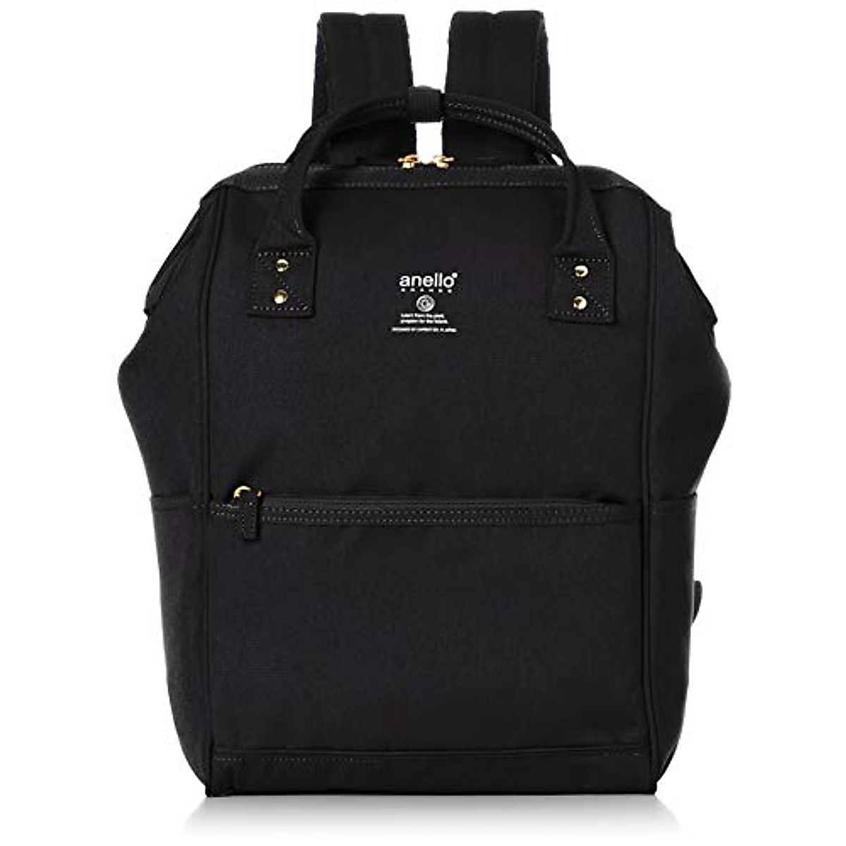 anello GRANDE(アネロ グランデ) Women Base Backpack Regular, Black (Black 19-3911tcx)