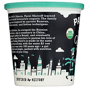PAVELS YOGURT Organic Plain Low Fat Russian Yogurt, 24 OZ