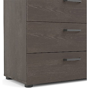Tvilum Dallas 8 Drawer Double Dresser, Dark Chocolate