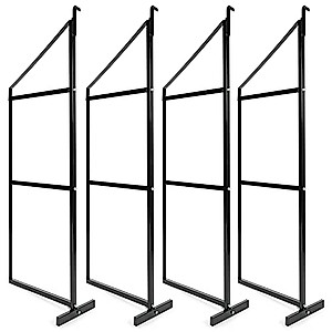 KUAFU Container Shelving Shelf Bracket Universal for Shipping Container Hang & Hook Shelving Brackets Storage Cargo Shelves -4PCS