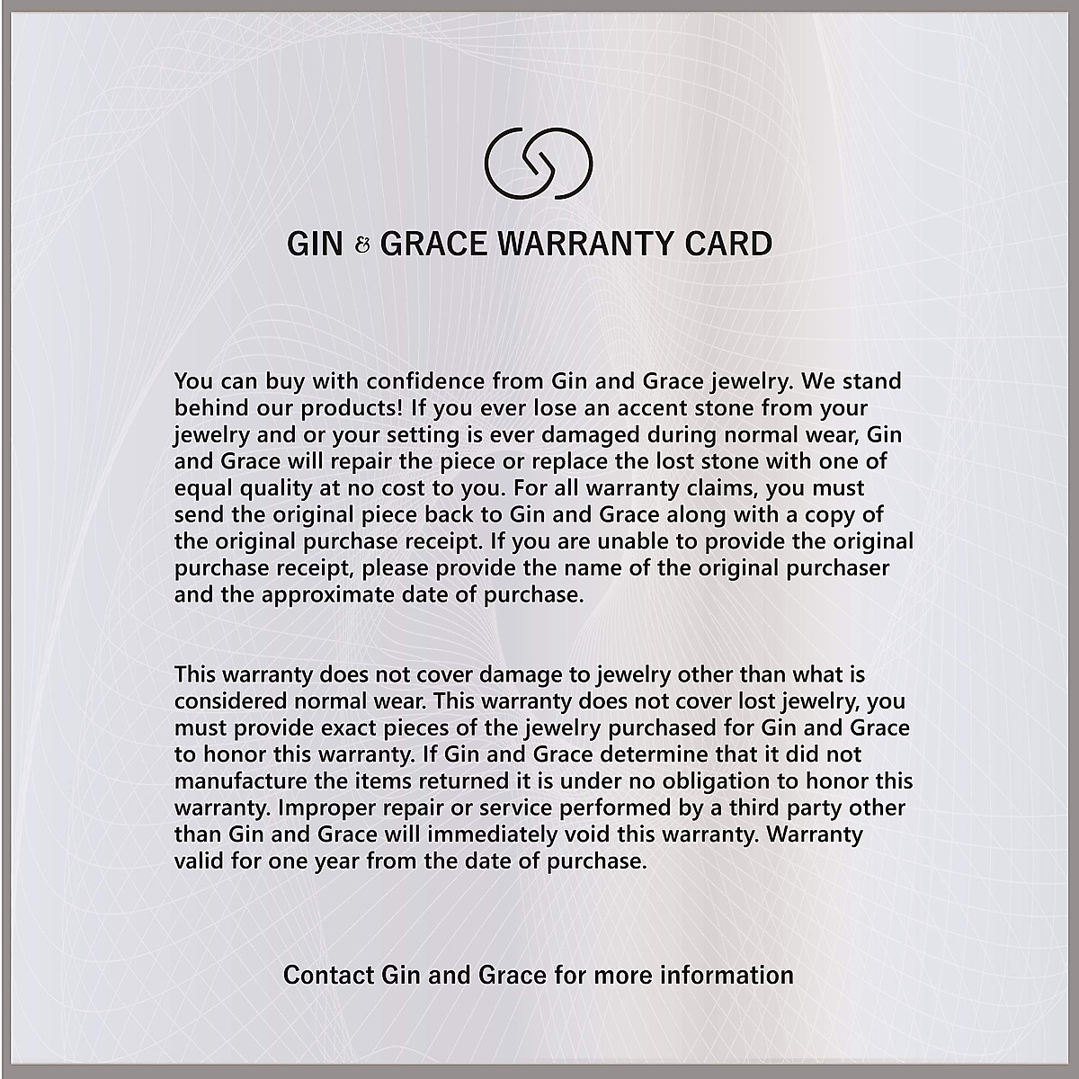 Gin & Grace 10K White Gold Genuine Blue Sapphire (I1,I2) (Size 7) Propose Promise Ring for Women