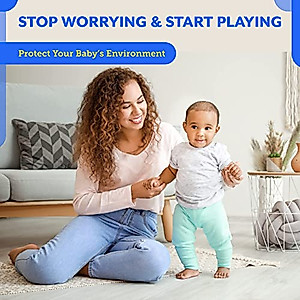 Eco-Baby Cabinet Locks for Babies -Baby Proofing Safety Latches (6-Pack), 2 Keys -No Drilling Magnetic Child Locks for Cabinet, Doors -Easy Installation Drawer Locks