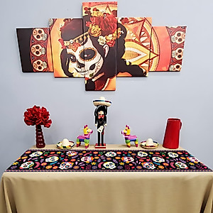 Dia De Los Muertos/Day of The Dead Decorations for Alter Table Runner Mexican Ofrenda Party Decor