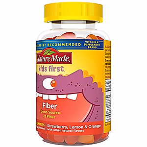 Nature Made Kids First Fiber Gummies, 60 Count for Digestive Health